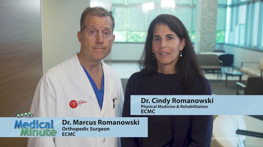 ECMC Medical Minute - Dr. Marcus & Cindy Romanowski - Knee & Hip Center ...
